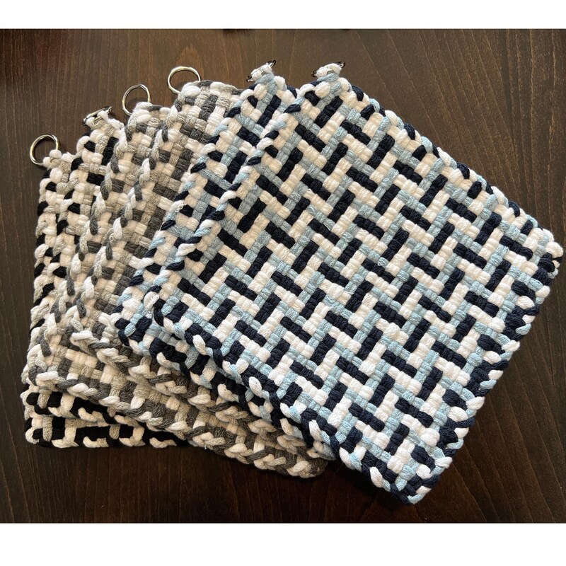 Woven Potholders - Etsy