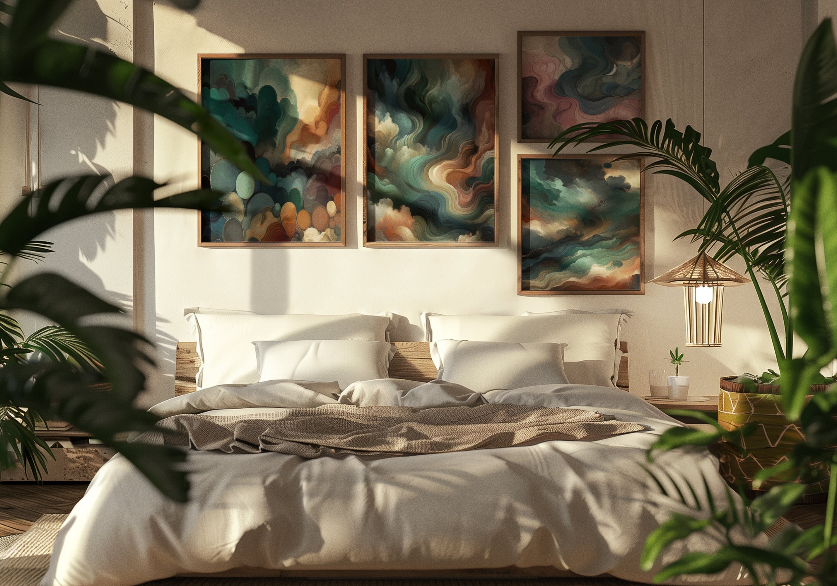 Moody Abstract Color Palette Art Bundle Digital Download - Etsy