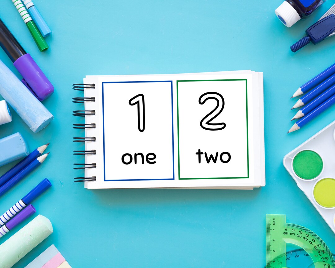 Number Flash Cards for Kids | Learning | Number Cards | Instant ...