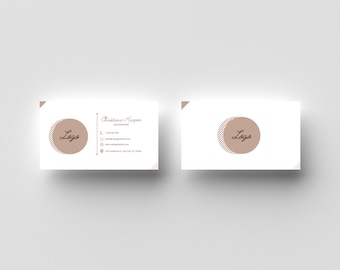 Printable Business Card | Modern Calling Card | Business Branding Card ...