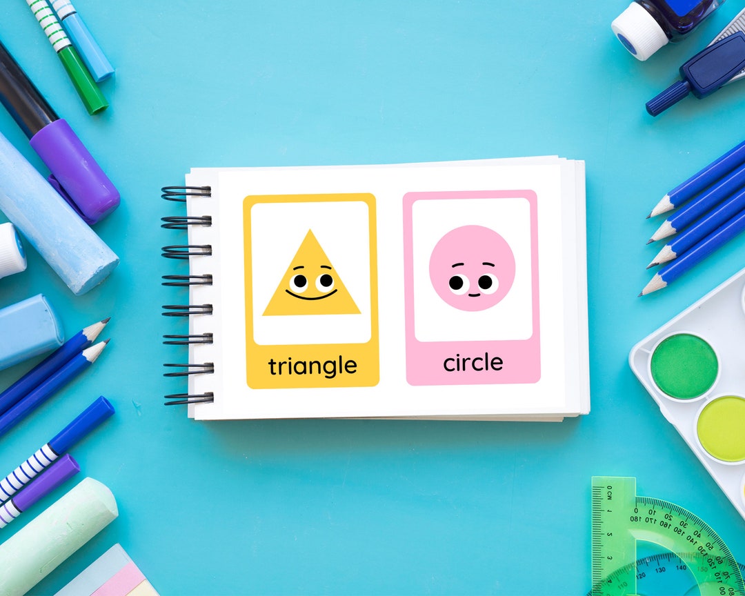 Children's Shapes Flash Cards | Shapes Cards | Instant Download ...