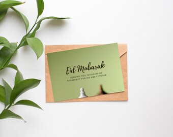 Eid Mubarak Cards | Printable Eid Greeting Cards | Eid Mubarak Digital Card | Downloadable Eid ...