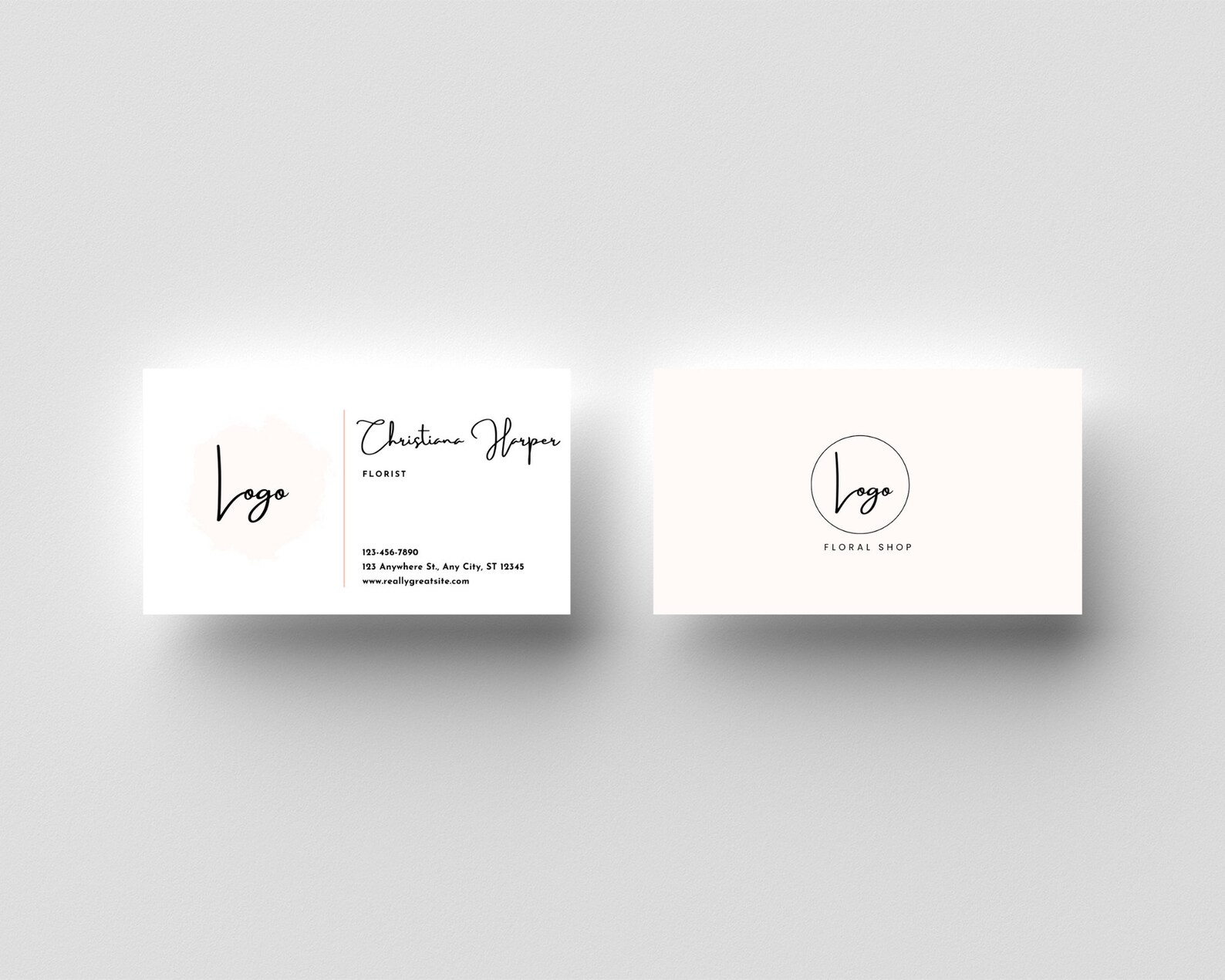 Printable Business Card | Modern Calling Card | Business Branding Card ...