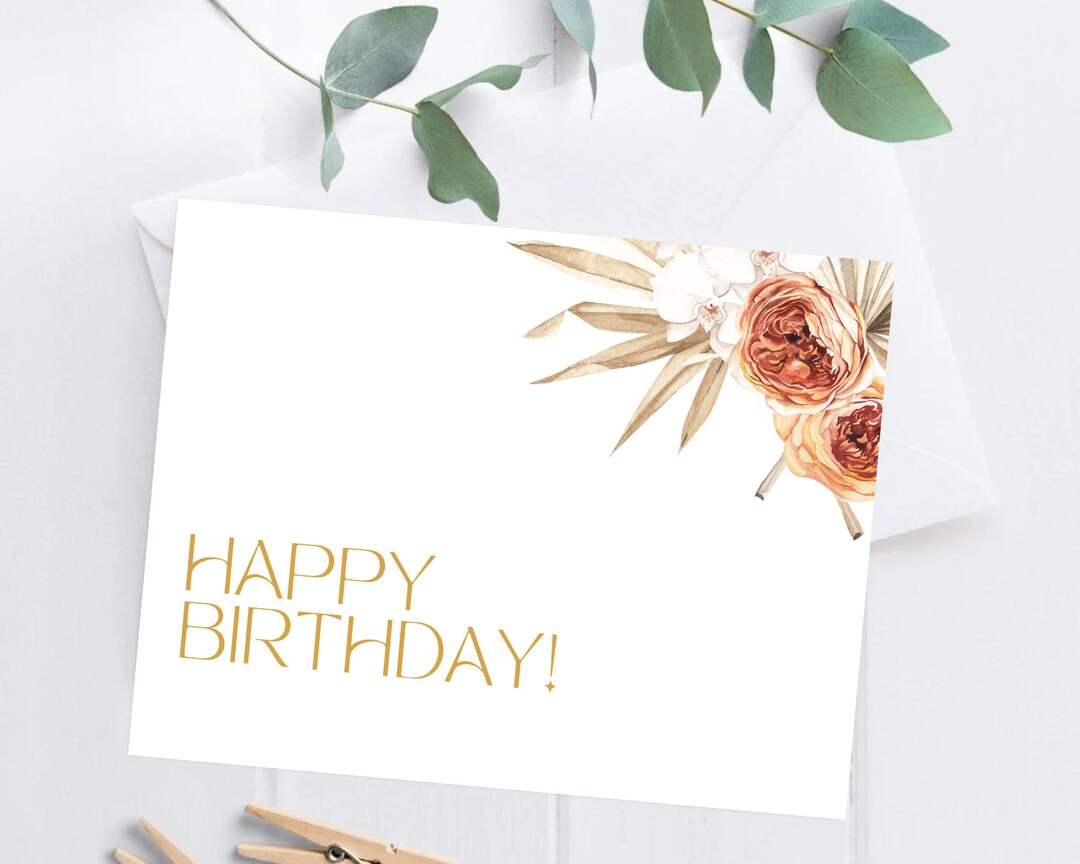Digital Birthday Card | Happy Birthday | Greeting Card | Instant ...