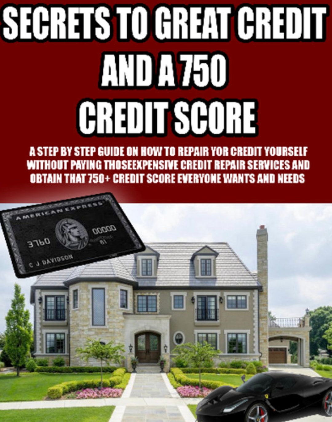 Credit Repair Fix Credit Credit Repair Ebook Raise Credit Score Diy