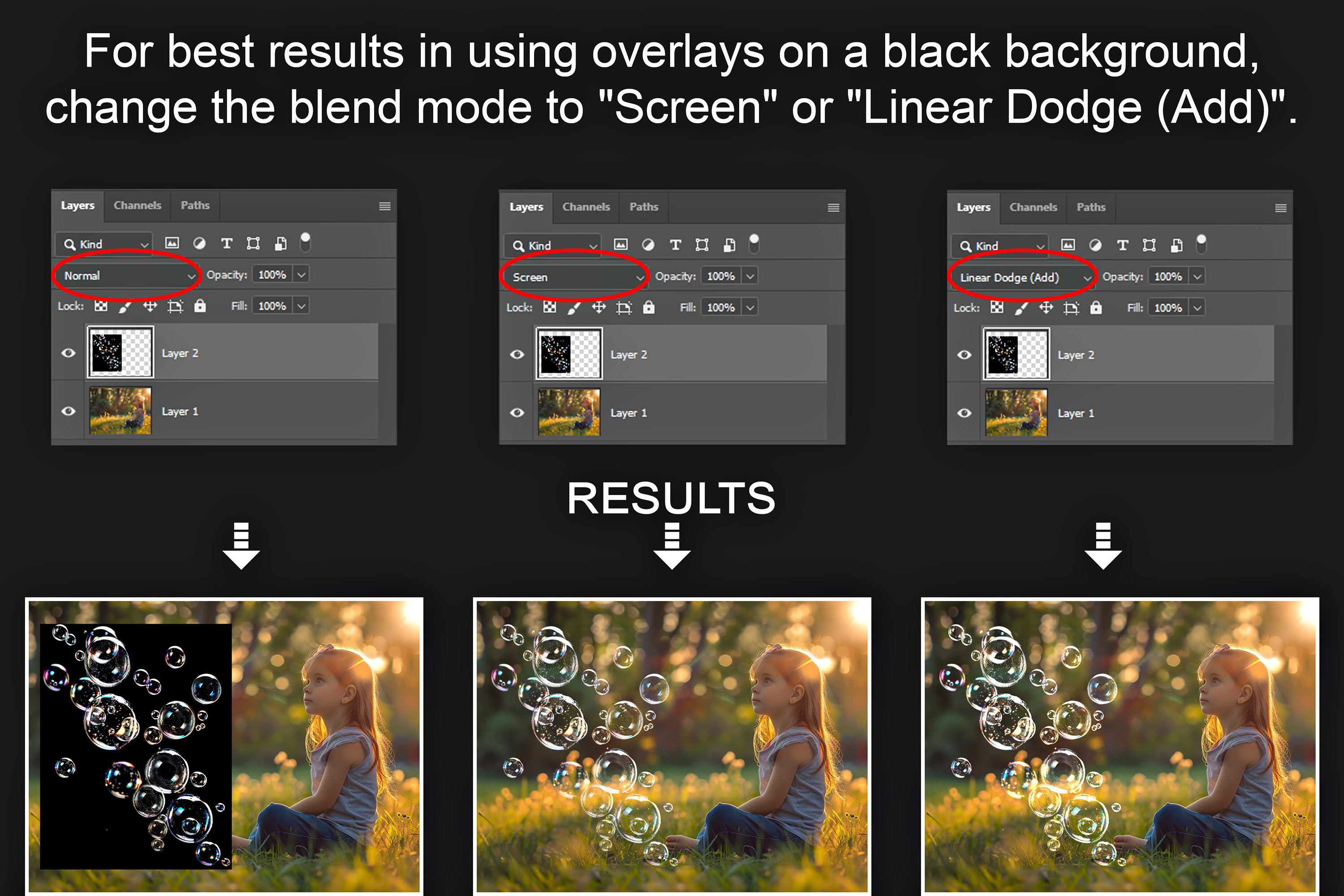 36 Realistic Bubble Overlays - Digital Download for Photo Editing ...