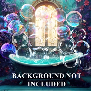 23 Realistic Bubble Overlays - Digital Download for Photo Editing ...