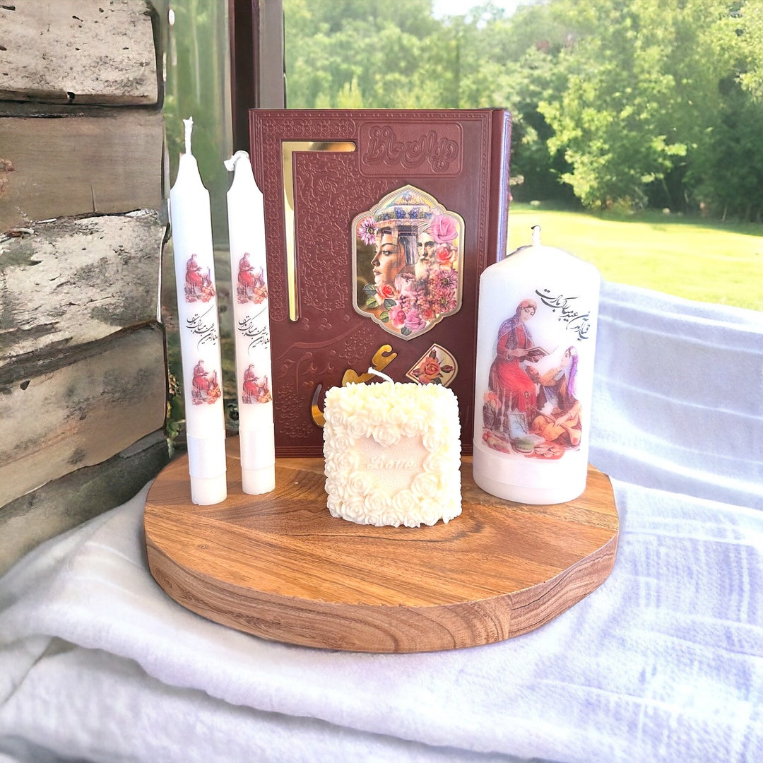 Nowruz Candle Persian Calligraphy Persian Spring Celebration Persian ...