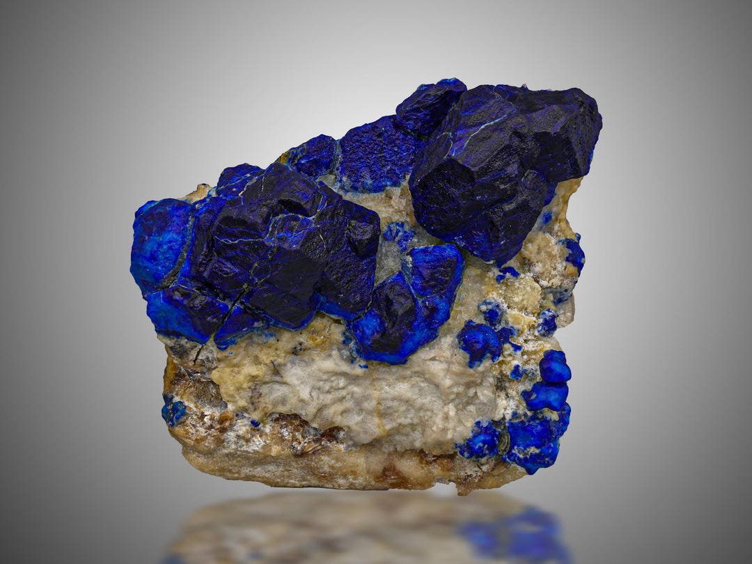Dark Blue Lazurite on Matrix - Etsy