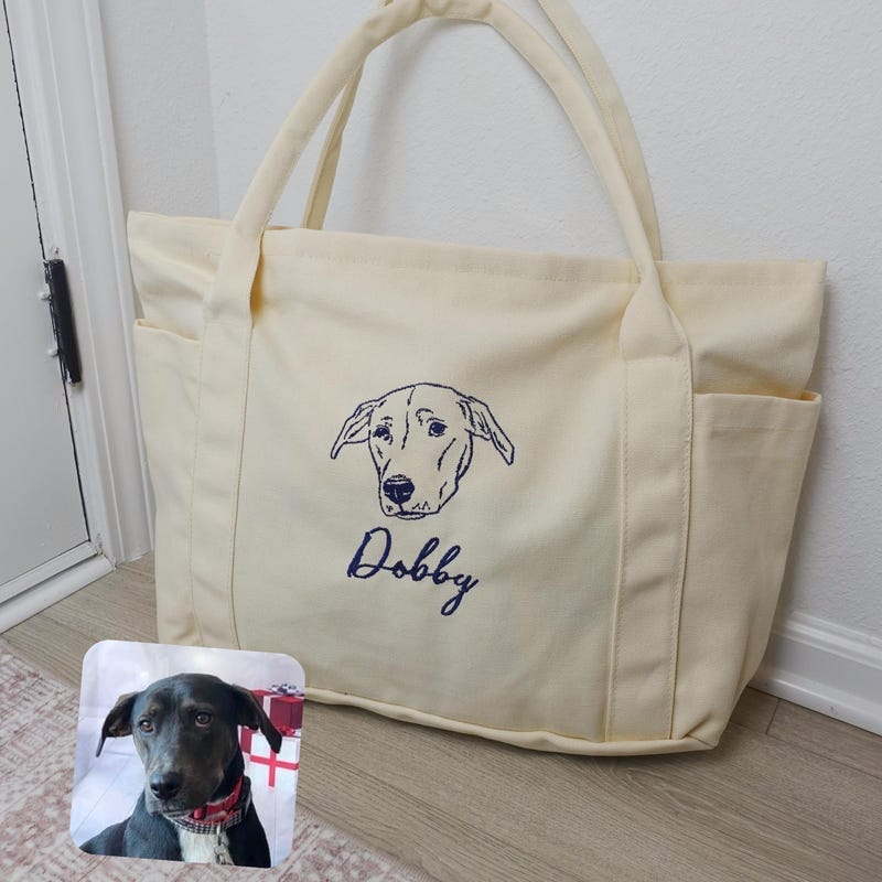 Dog Totebag Personalized - Etsy