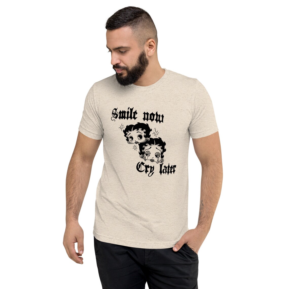 Betty Boop Smile Now Cry Later Short Sleeve Unisex T-shirt - Etsy