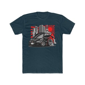 Civic FK8 JDM Cars Honda Cartoon Japanese Men's Graphic T-shirt Father ...