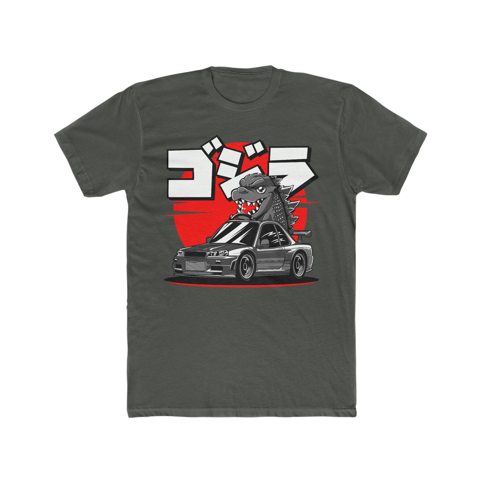 Godzilla GTR Cartoon JDM Cars Japanese Men's - Etsy
