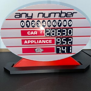 The Price is Right "any Number" Pricing Game - 7.5 Inches High X 7 ...