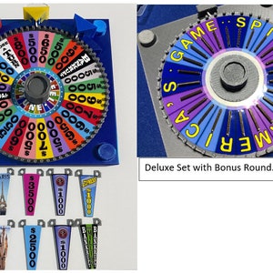 Deluxe Wheel of Fortune Wheel Set Www.facebook.com/aandm3dprints/ - Etsy