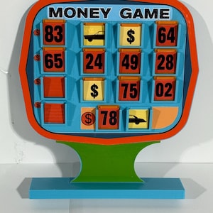 The Price is Right 1980s MONEY GAME Pricing Game - 7 Inches High X 6 ...