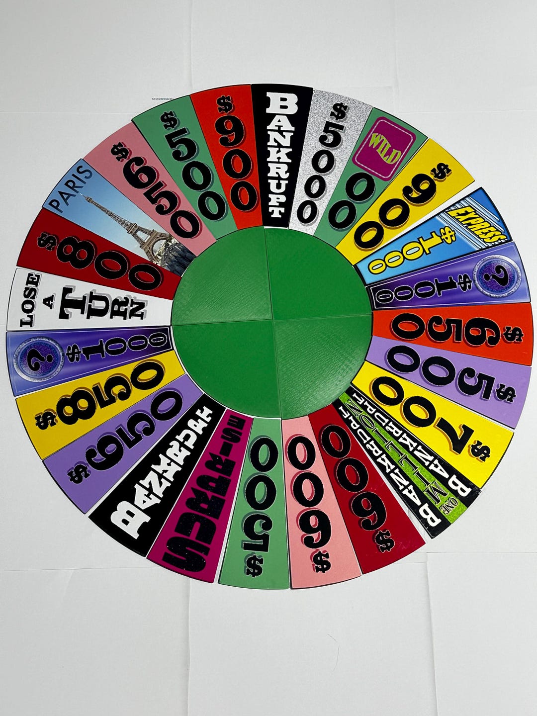 Wheel of Fortune - 9 Inch X 3.5 Inch - Wedges Https://www.facebook.com ...