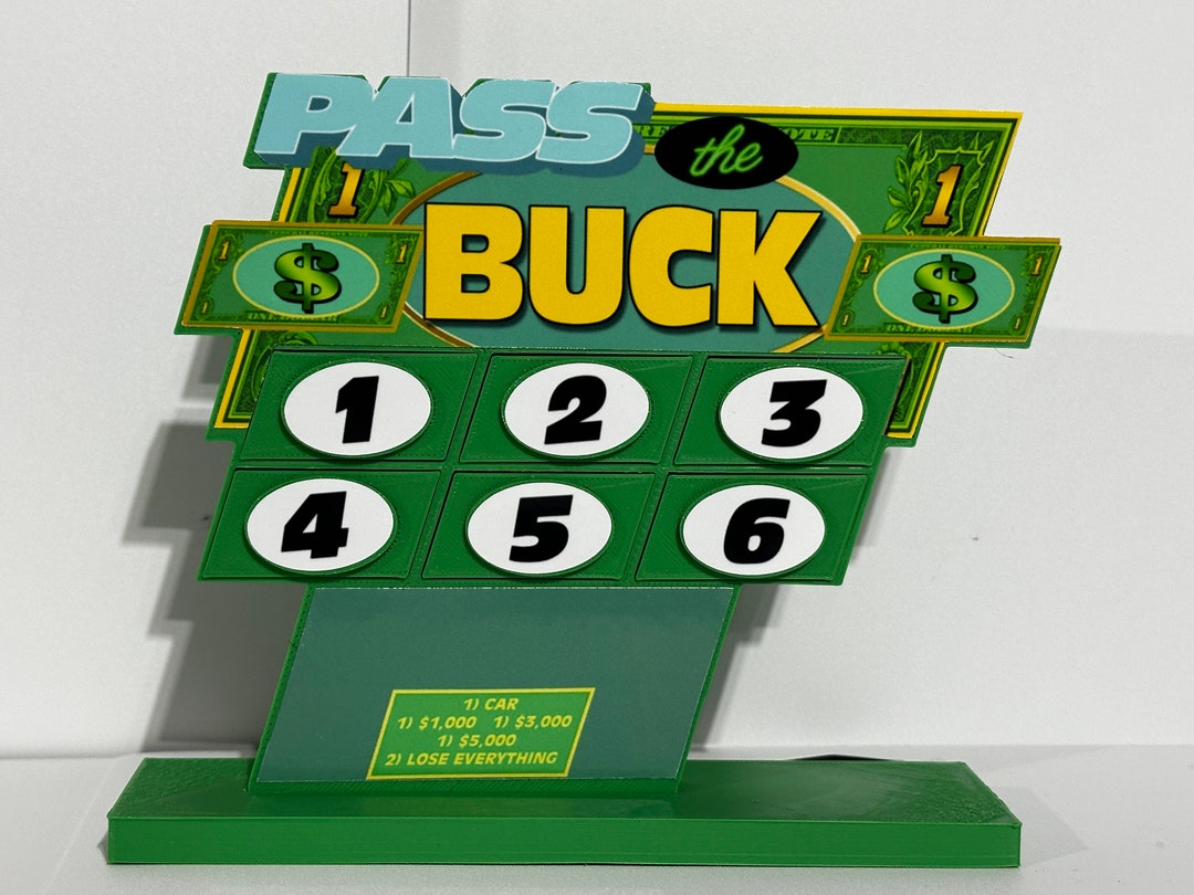 The Price is Right "pass the Buck" Pricing Game - 7 Inches Long X 6 in ...