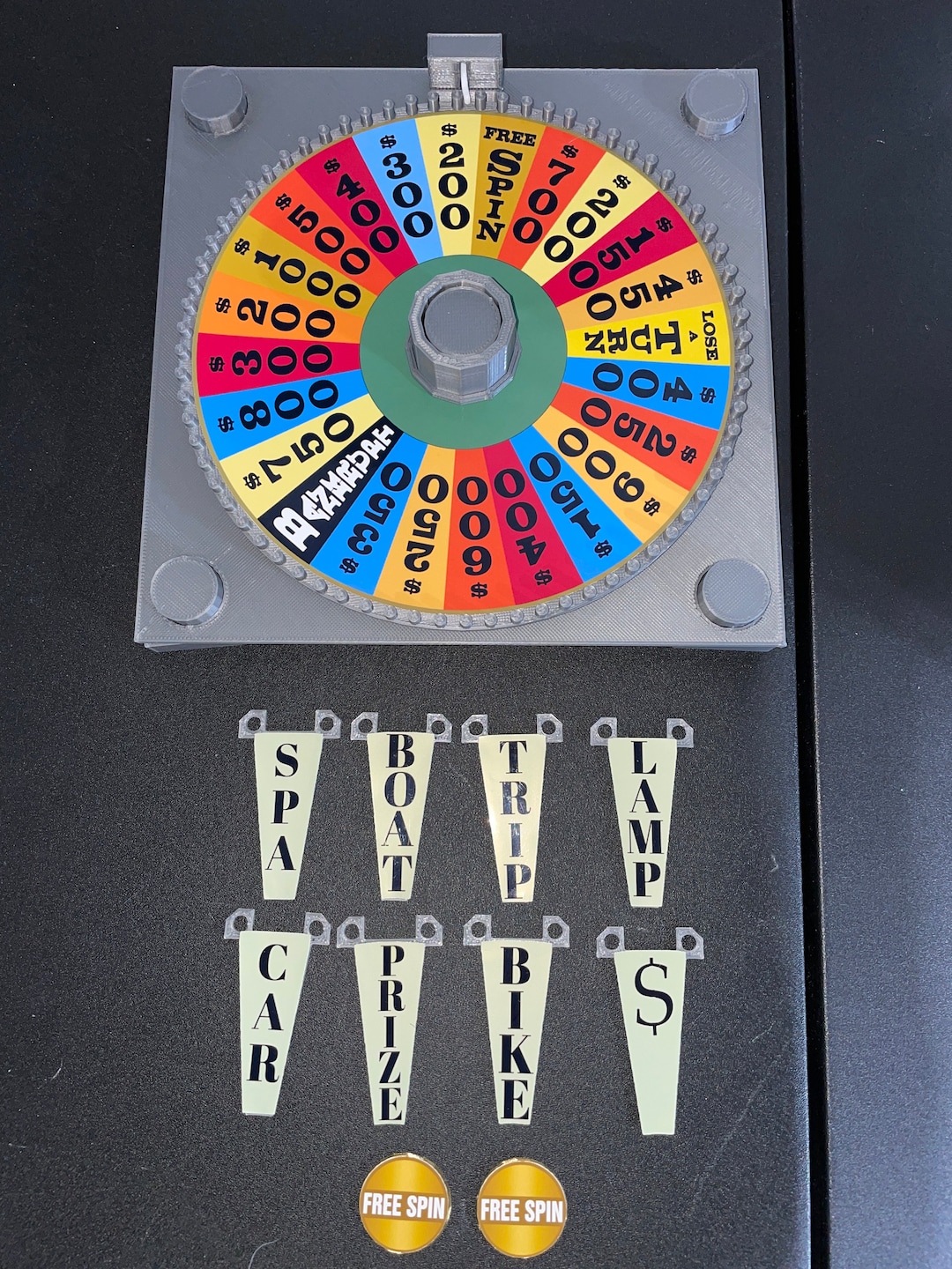 Early 80s Era Wheel of Fortune Board Game Wheel Spinner - Wheel Itself ...