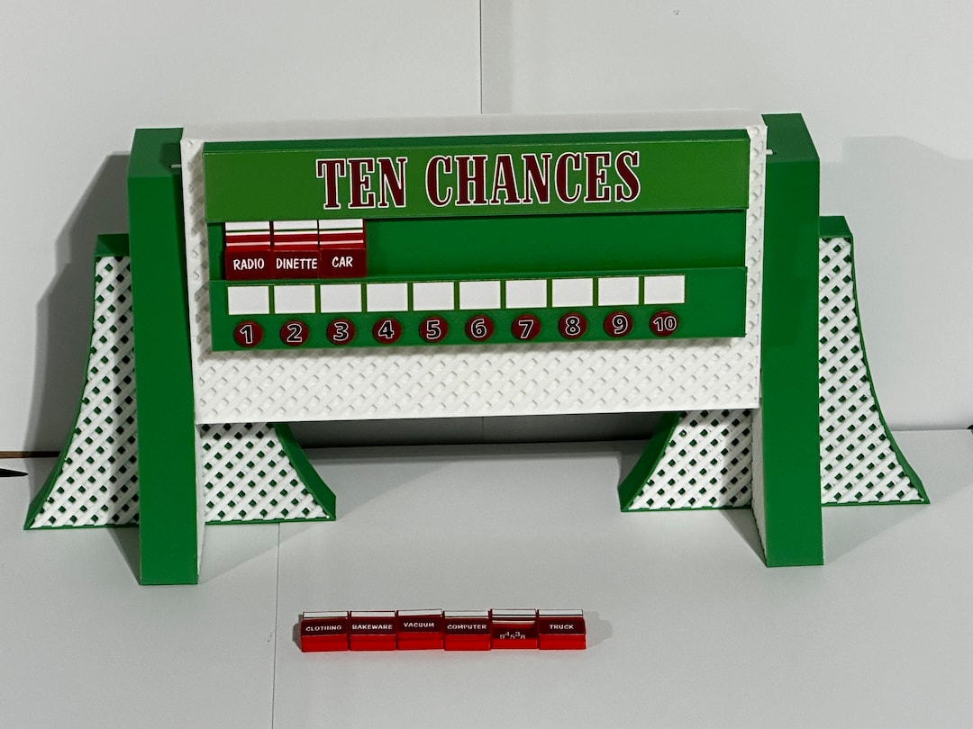 The Price is Right TEN CHANCES Pricing Game - 13 Inches Wide X 5 Inches ...