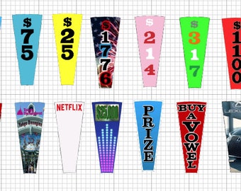 Wheel Of Fortune Prize Wedges