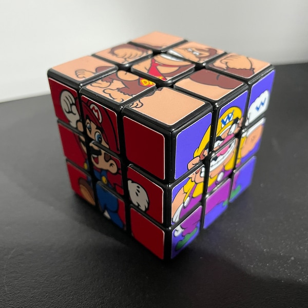 Mario Rubiks Cube - Etsy