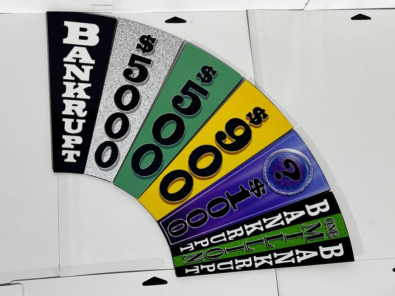 Wheel of Fortune - 9 Inch X 3.5 Inch - Wedges Https://www.facebook.com ...