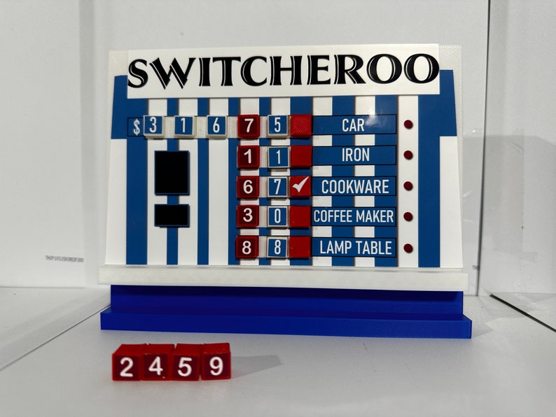 The Price is Right "switcheroo" Pricing Game - 7 Inches Long X 5.5 ...