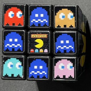 PACMAN and MS. PACMAN Rubik's Cube Pac-man Www.makngames.com - Etsy