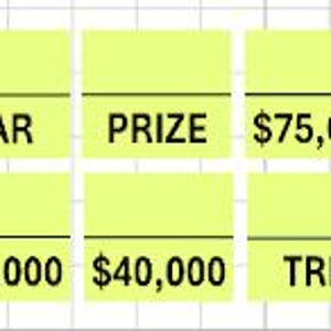 Wheel of Fortune BONUS ROUND Podiums - Www.facebook.com/aandm3dprints ...