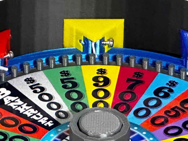 The Ultimate Wheel of Fortune 2024 Replica Set - Wheel 6.73 Inches ...