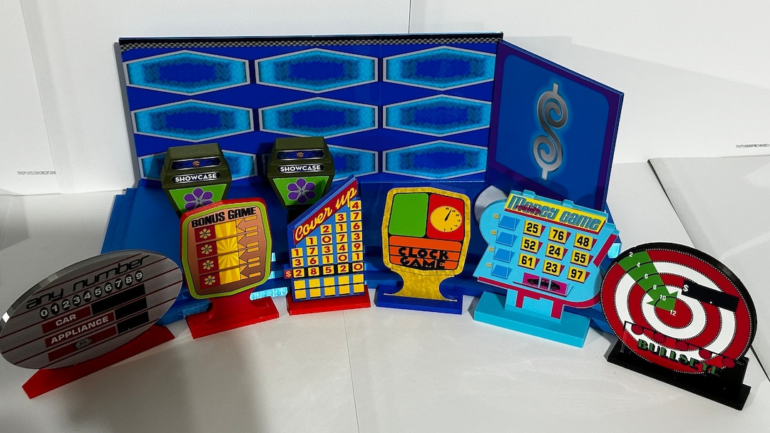The Price is Right Stage, Showcase, and Turntable Set - 15 in Wide X 7 ...