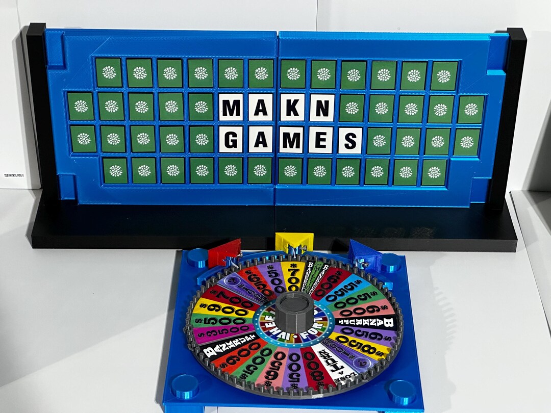 2024 Pat Sajak's Final Wheel of Fortune Puzzle Board Miniature Replica ...
