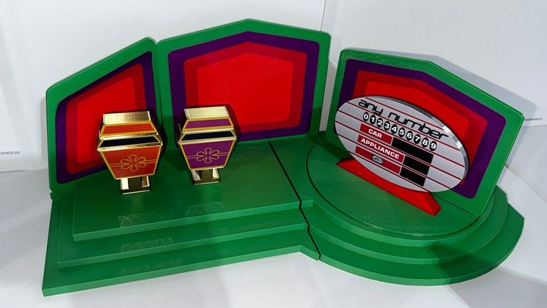 The "barker Era" Price is Right Stage, Showcase, and Turntable Playset ...
