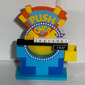 The Price is Right "push Over" Pricing Game - 8 Inches High X 6 Inches ...
