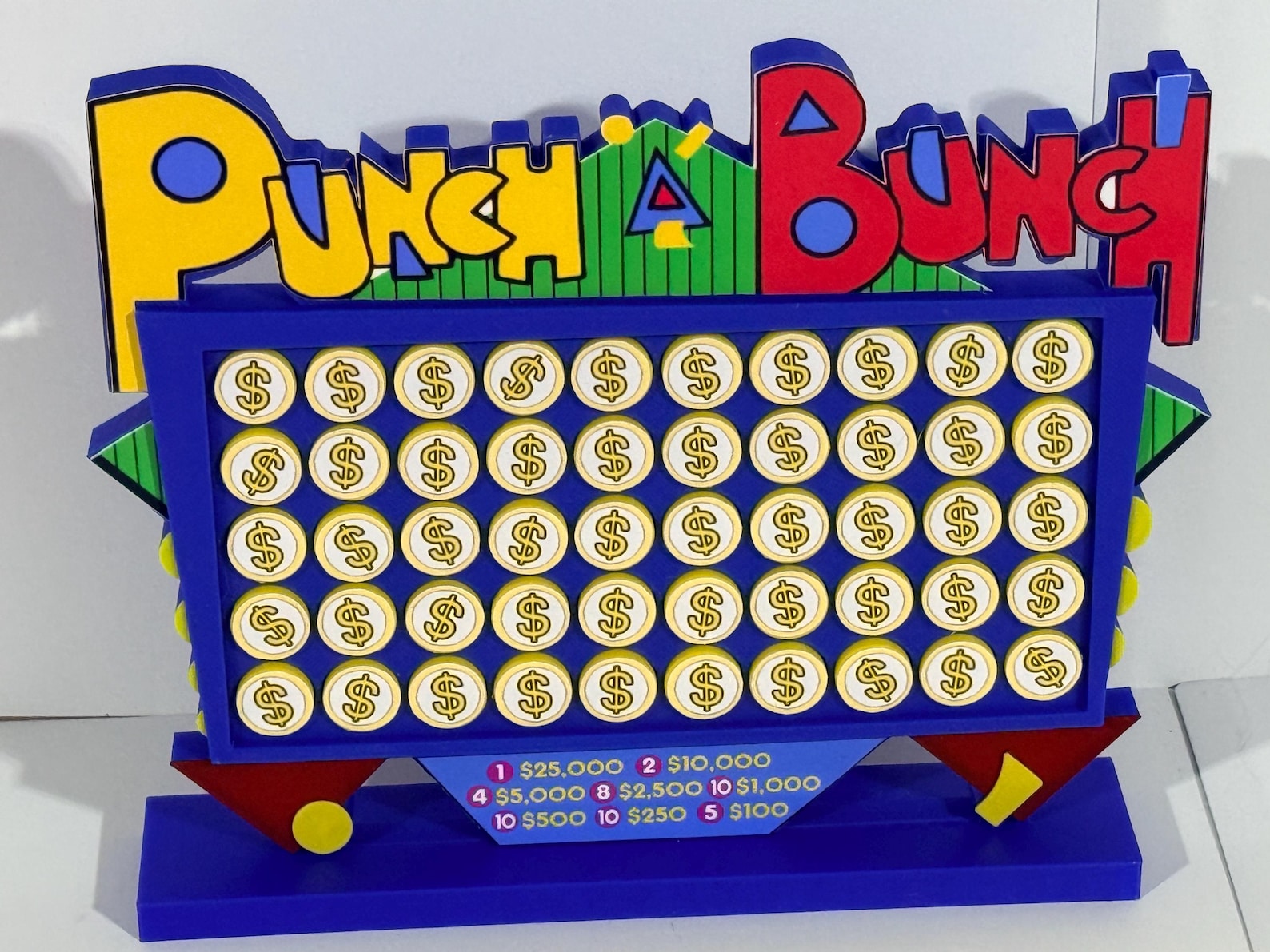 The Price is Right "punch a Bunch" Pricing Game - 6.5 in High X 7.5 in ...