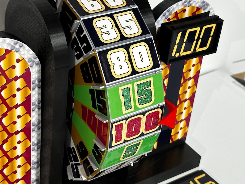 Price is Right Wheel 1978 and 1989 Version W/scoreboard- 7 in Tall X 9 ...
