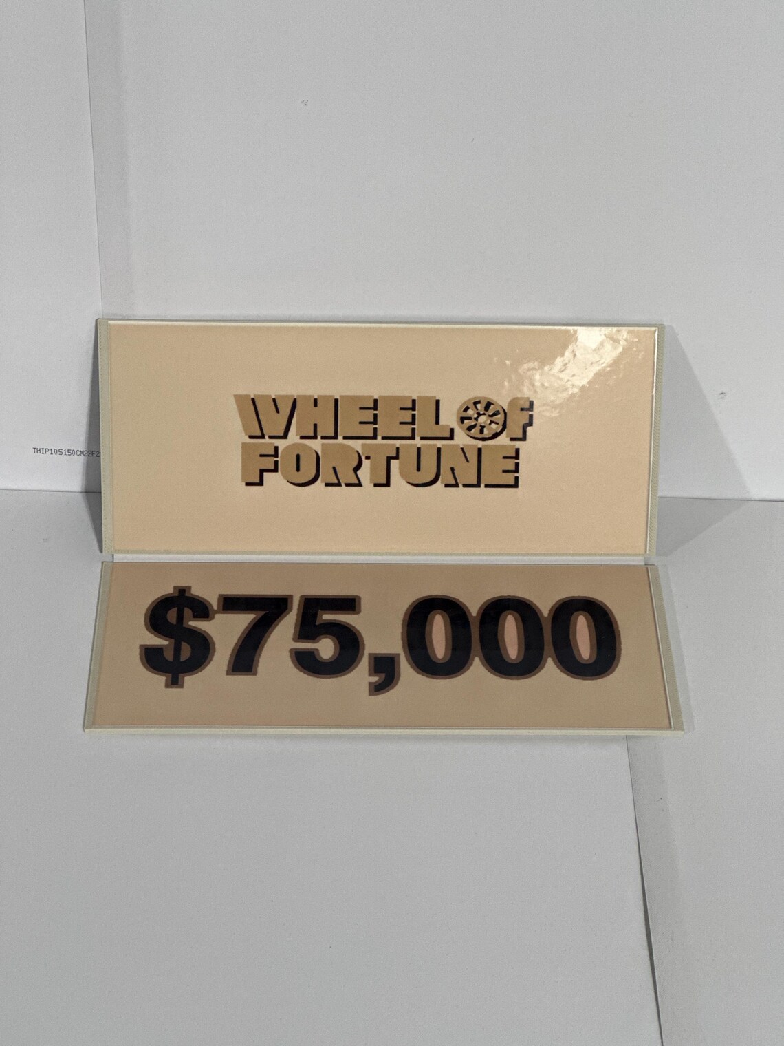 Wheel of Fortune Full-sized Replica Cards, Wild Card, Free Spin, and ...