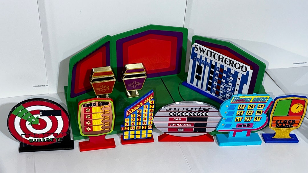The "barker Era" Price is Right Stage, Showcase, and Turntable Playset ...