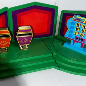 The "barker Era" Price is Right Stage, Showcase, and Turntable Playset ...