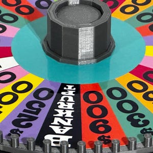 1998-1999 Era Wheel of Fortune Board Game Wheel Spinner - Wheel Itself ...
