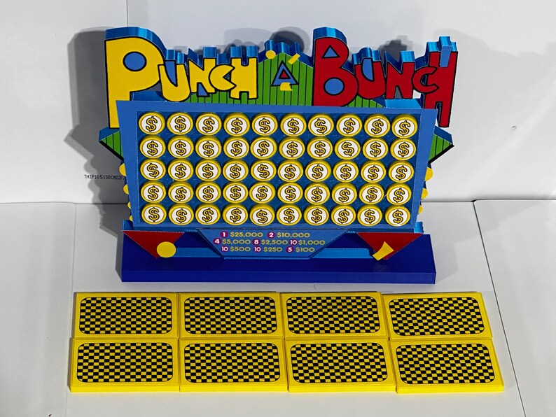 The Price is Right "punch a Bunch" Pricing Game - 6.5 in High X 7.5 in ...