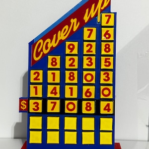 The Price is Right cover Up Pricing Game 4 Inches Long X 7 Inches High ...