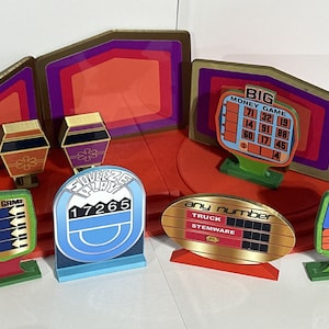 The "1993" Price is Right Stage and Turntable Playset - 15 in Wide X 7 ...