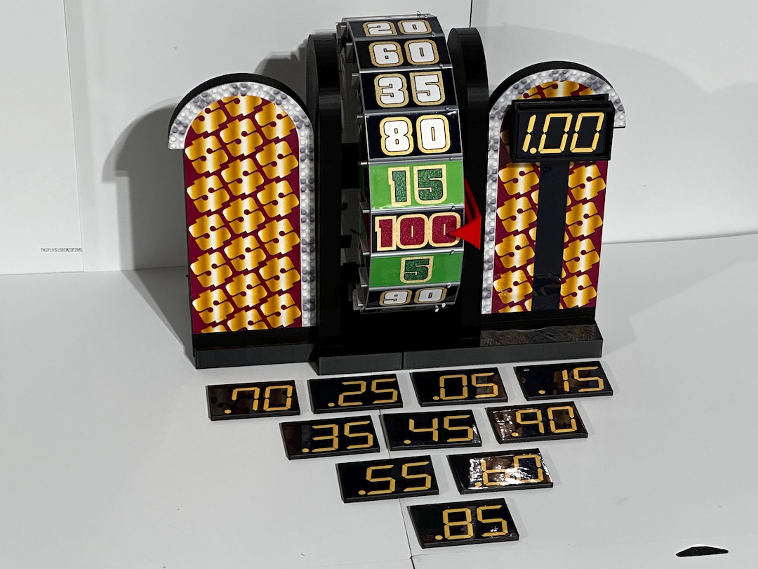 Price is Right Wheel 1978 and 1989 Version W/scoreboard- 7 in Tall X 9 ...