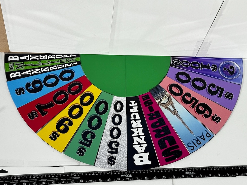 Wheel of Fortune - 9 Inch X 3.5 Inch - Wedges Https://www.facebook.com ...