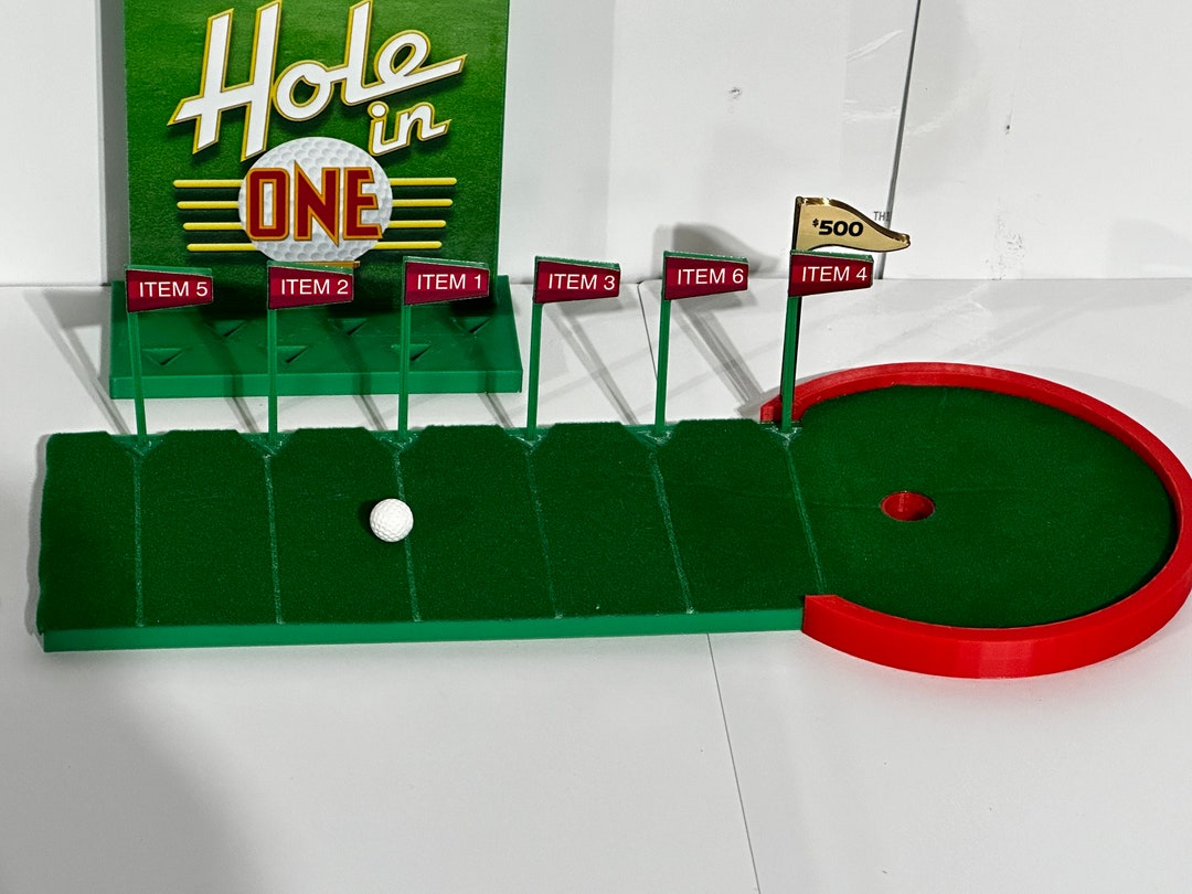 Price is Right "hole in One" Pricing Game - 10 Inches Long X 4.5 in ...