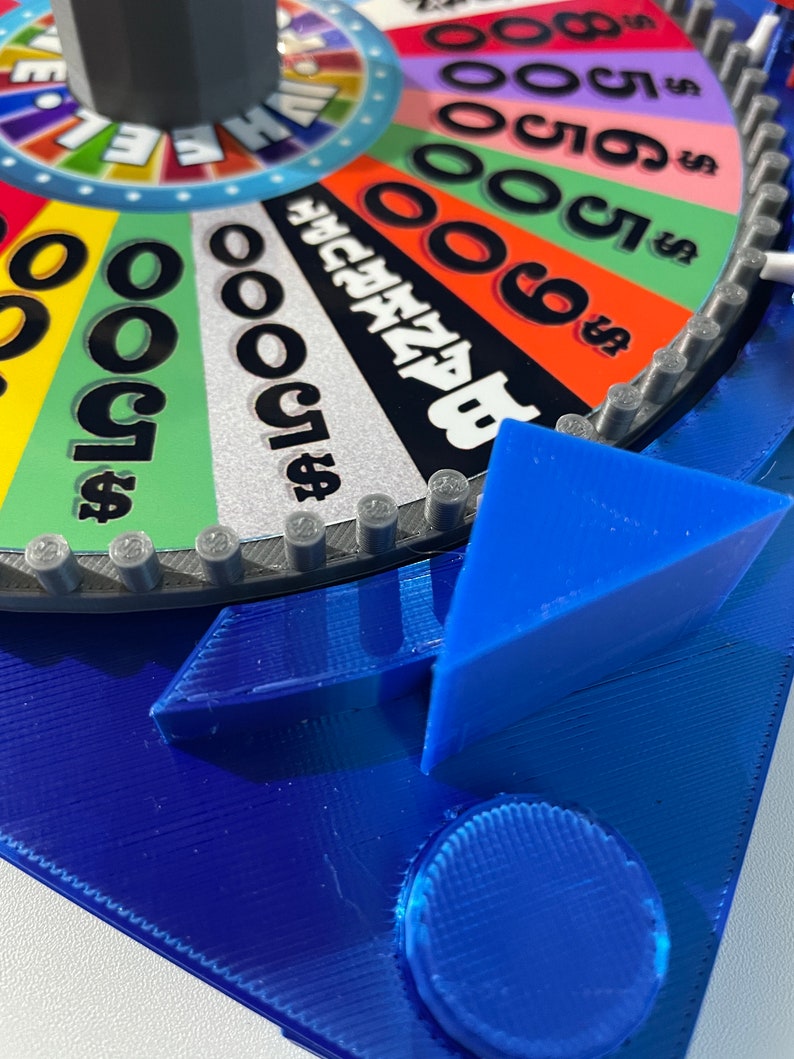 Deluxe Wheel of Fortune Wheel Set - Www.facebook.com/aandm3dprints/ - Etsy