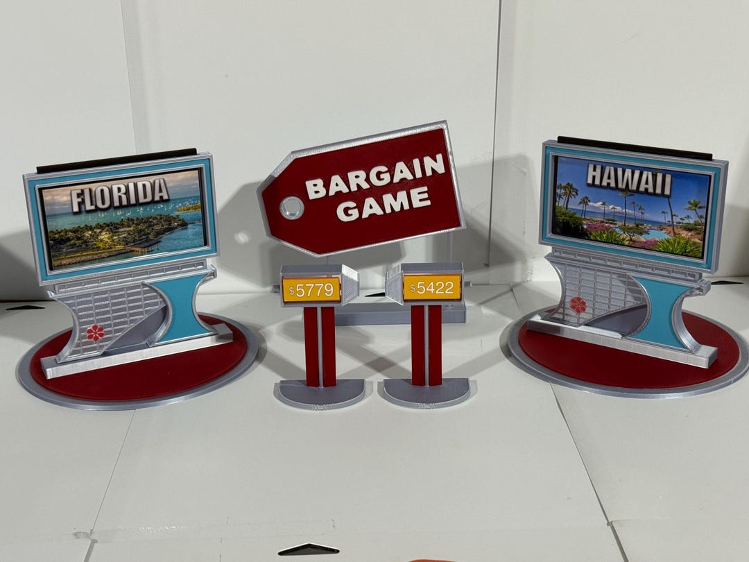 The Price is Right "bargain Game" Pricing Game - as Set Up: 18 Inches ...