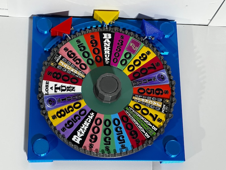 2024 BET MGM Wheel of Fortune Board Game Wheel - Wheel Itself is 6.73 ...